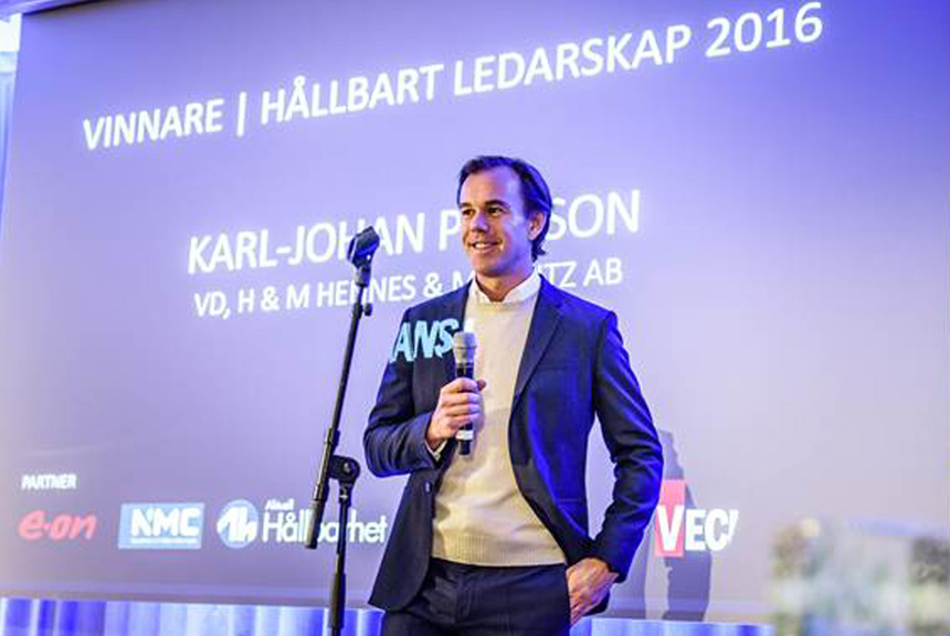 H&M CEO receives sustainability award - H&M Group